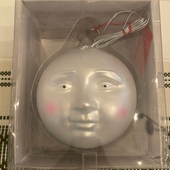 Department 56 | Accents | Vintage Dept 56 Mercury Glass Moon Face ...